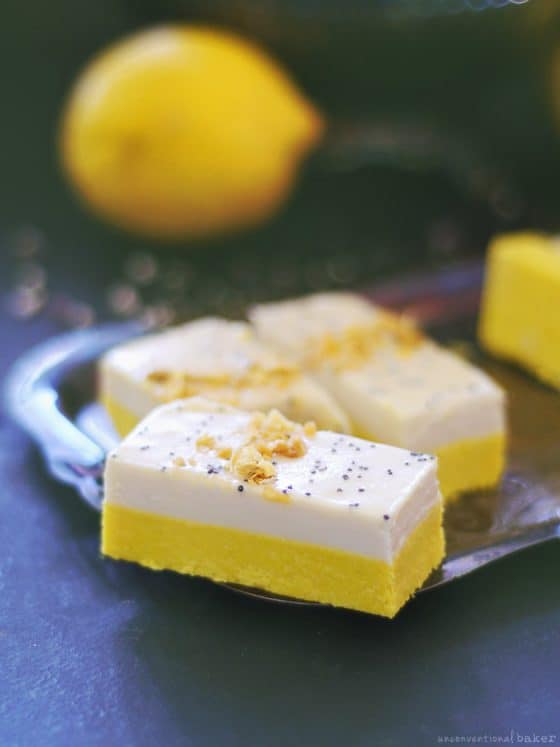 Ginger Turmeric Lemon Cream Bars Recipe