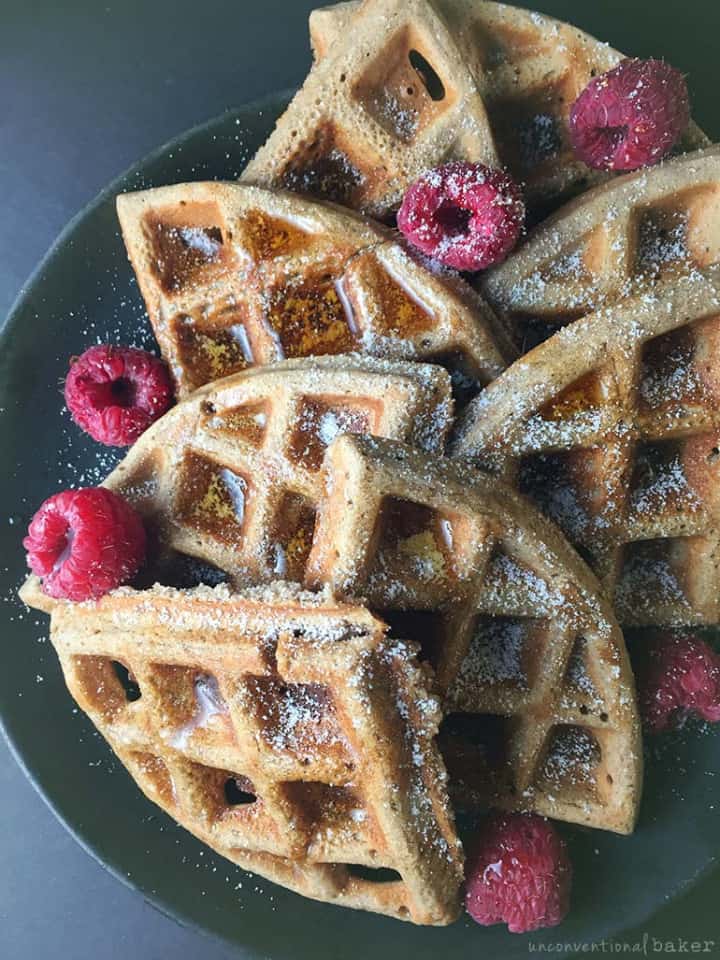 Millet Almond Butter Waffles Recipe