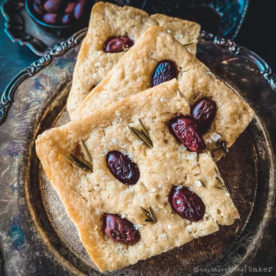 Olive Rosemary Focaccia (Vegan, Gluten-Free)