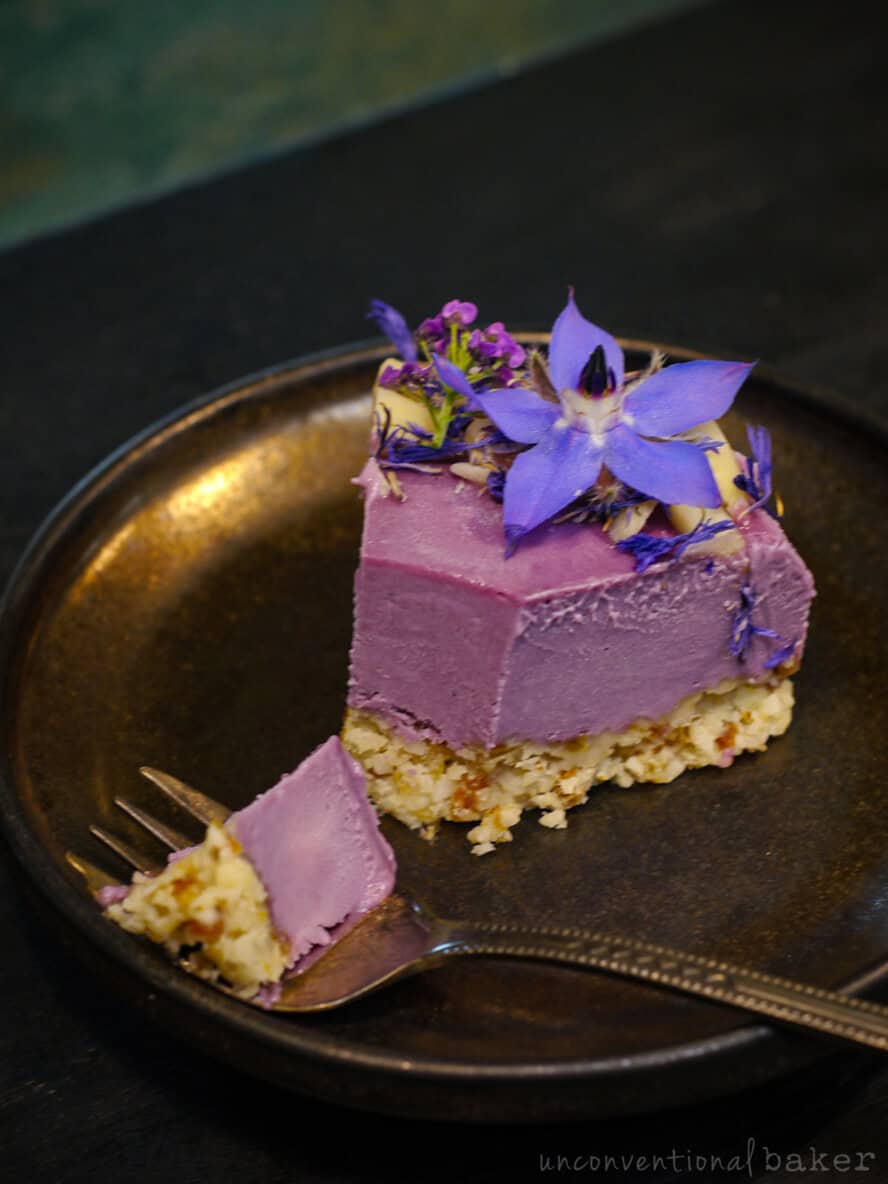 Purple Sweet Potato Cake (Vegan, GF)